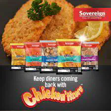 Sovereign Chicken - Crumbed Schnitzel (Cheesy) 1Kg