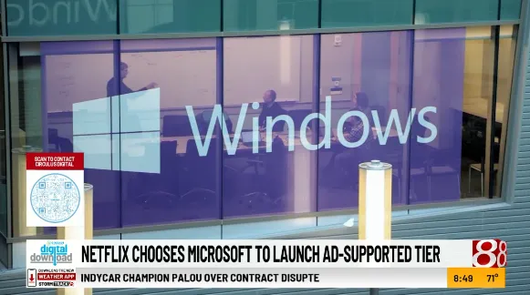 Netflix chooses Microsoft to launch ad-supported tier