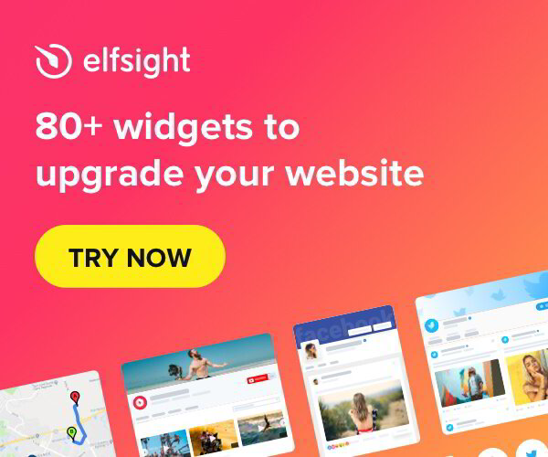 Elfsight premium widgets - 50% Off for all annual plans!