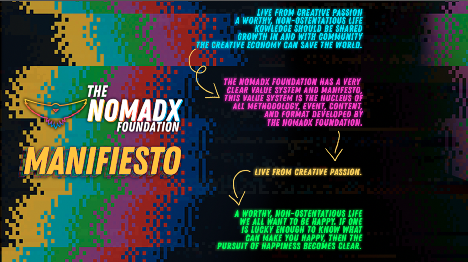 The Nomadx Foundation's manifesto