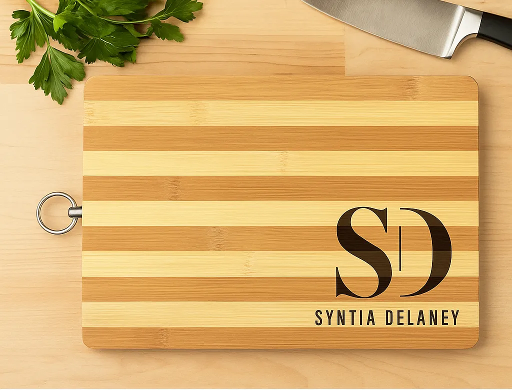 Personalised Laser-Engraved Cutting Board | Custom Gift