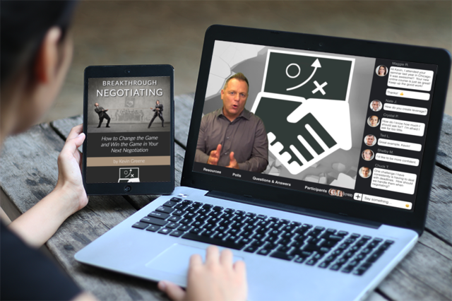 LIVE Online Negotiation Training
