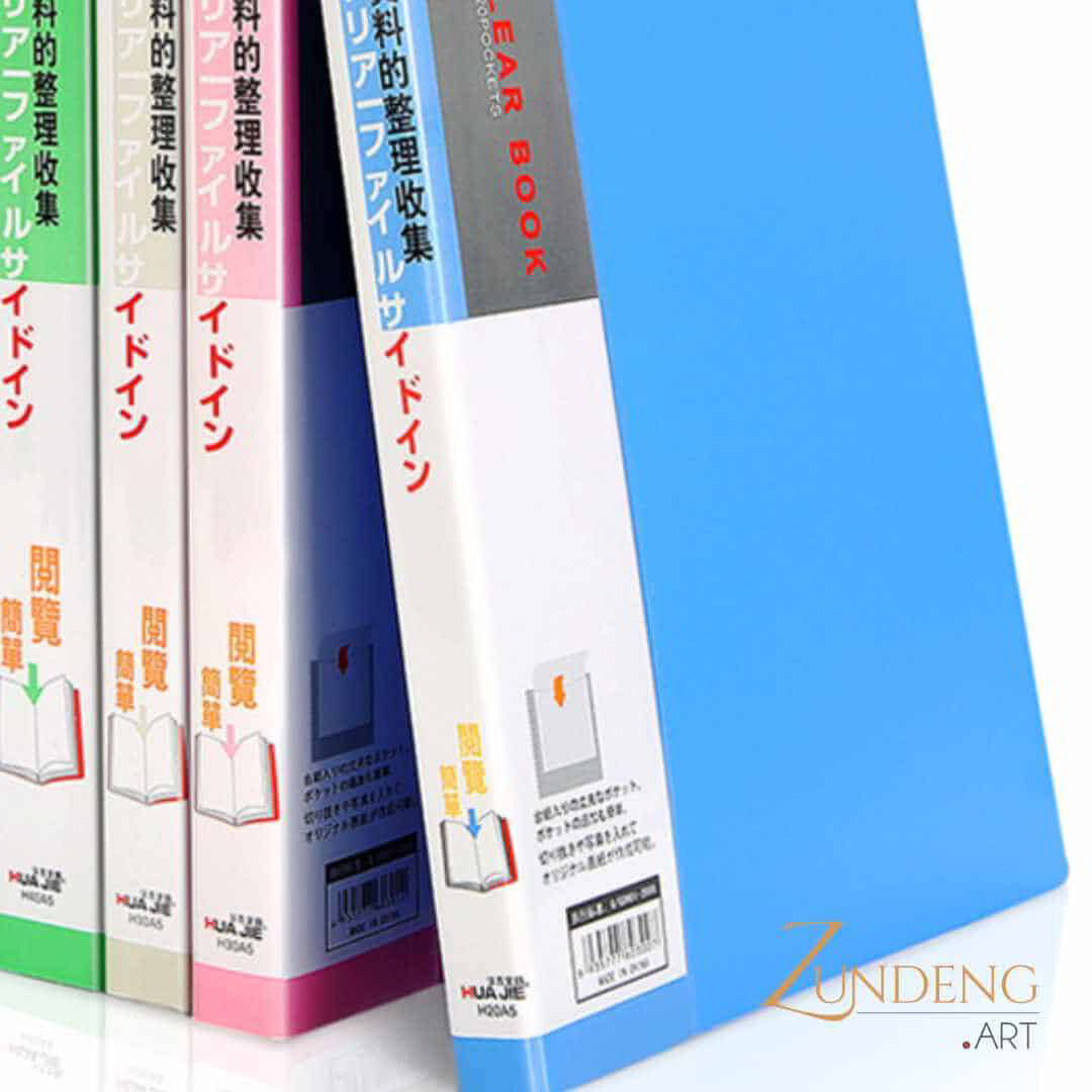 Assorted A5 Clear Folder For Japanese Pastel Nagomi Art