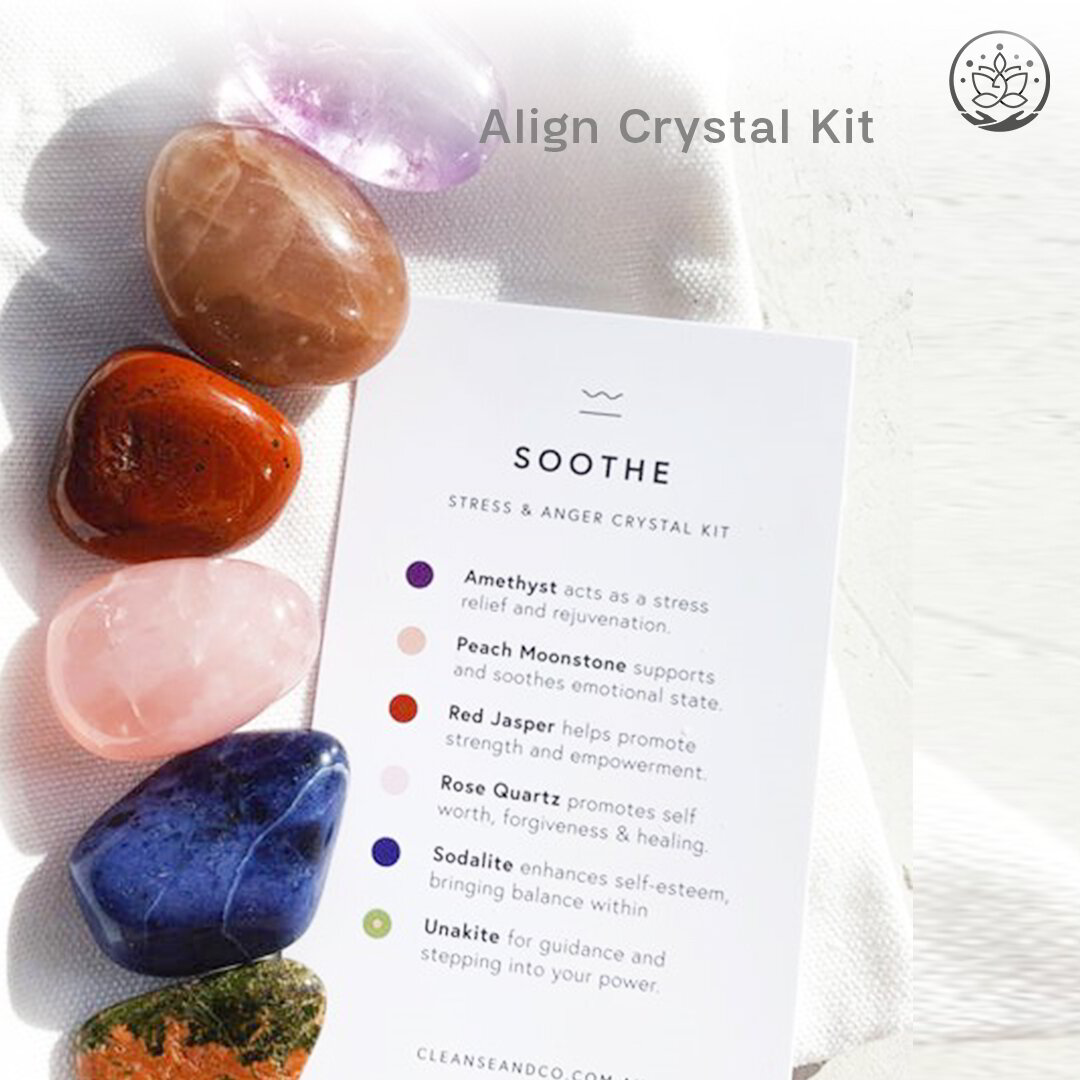 Soothe Crystal Kit – Anger & Stress ชุดคริสเพื่อการบรรเทา – ความโกรธ ...