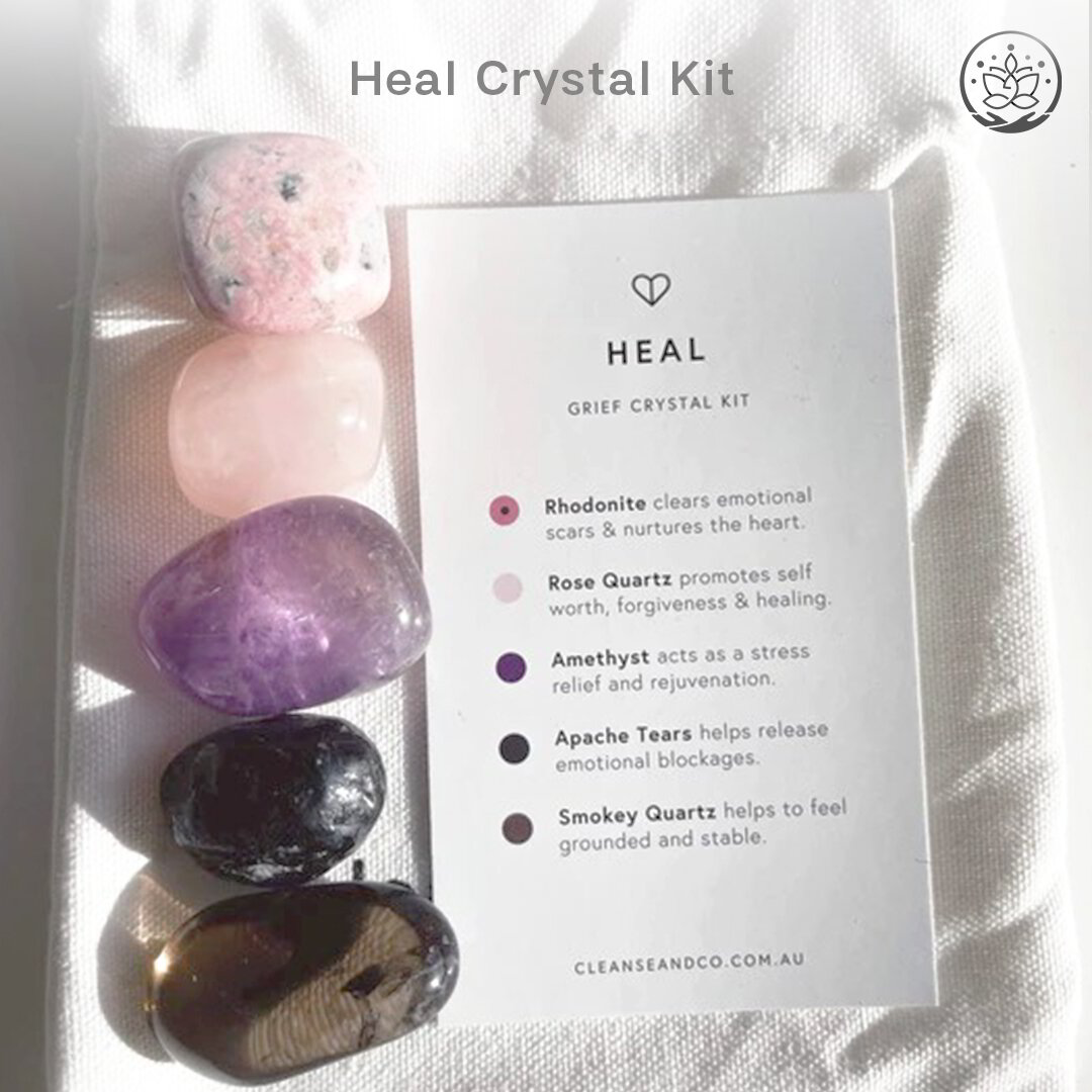 Heal Crystal Kit – Grief ชุดคริสตัลเพื่อการบำบัดรักษา – ความเศร้าโศก