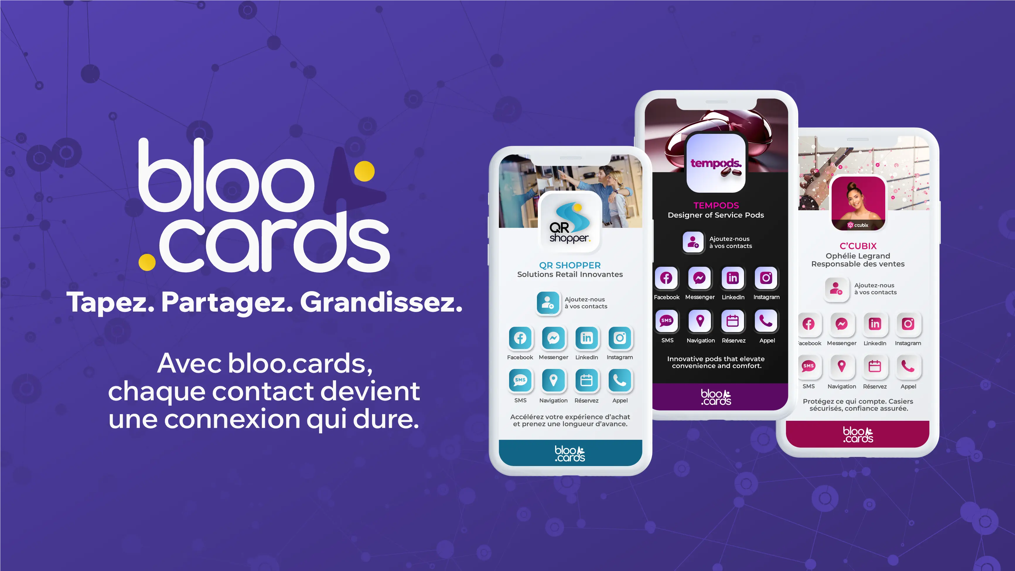 Fonctionnalités de bloowCard : Améliorez la Communication et Engagez ...