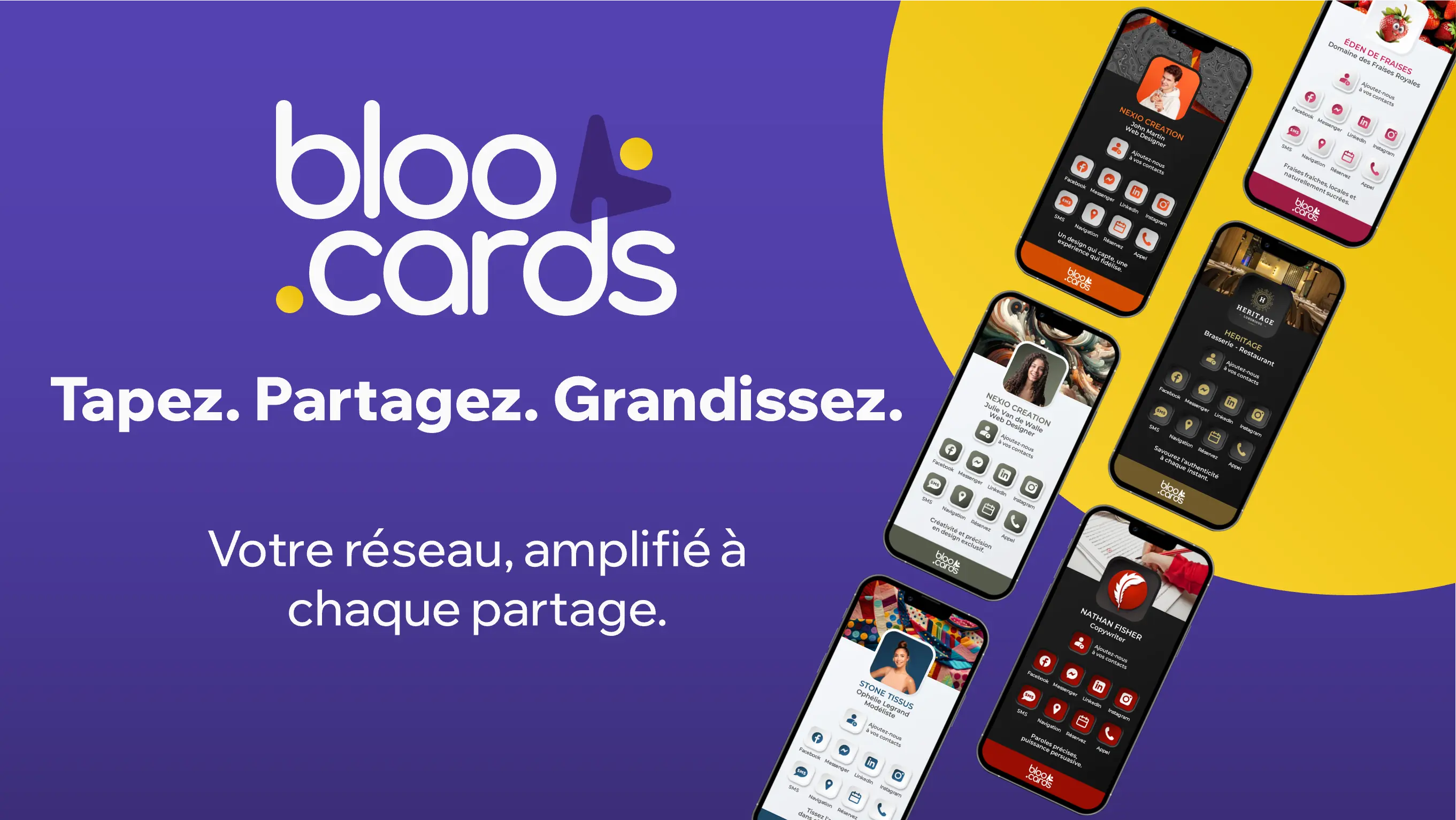 Transformez chaque rencontre en connexion durable | bloo.Cards