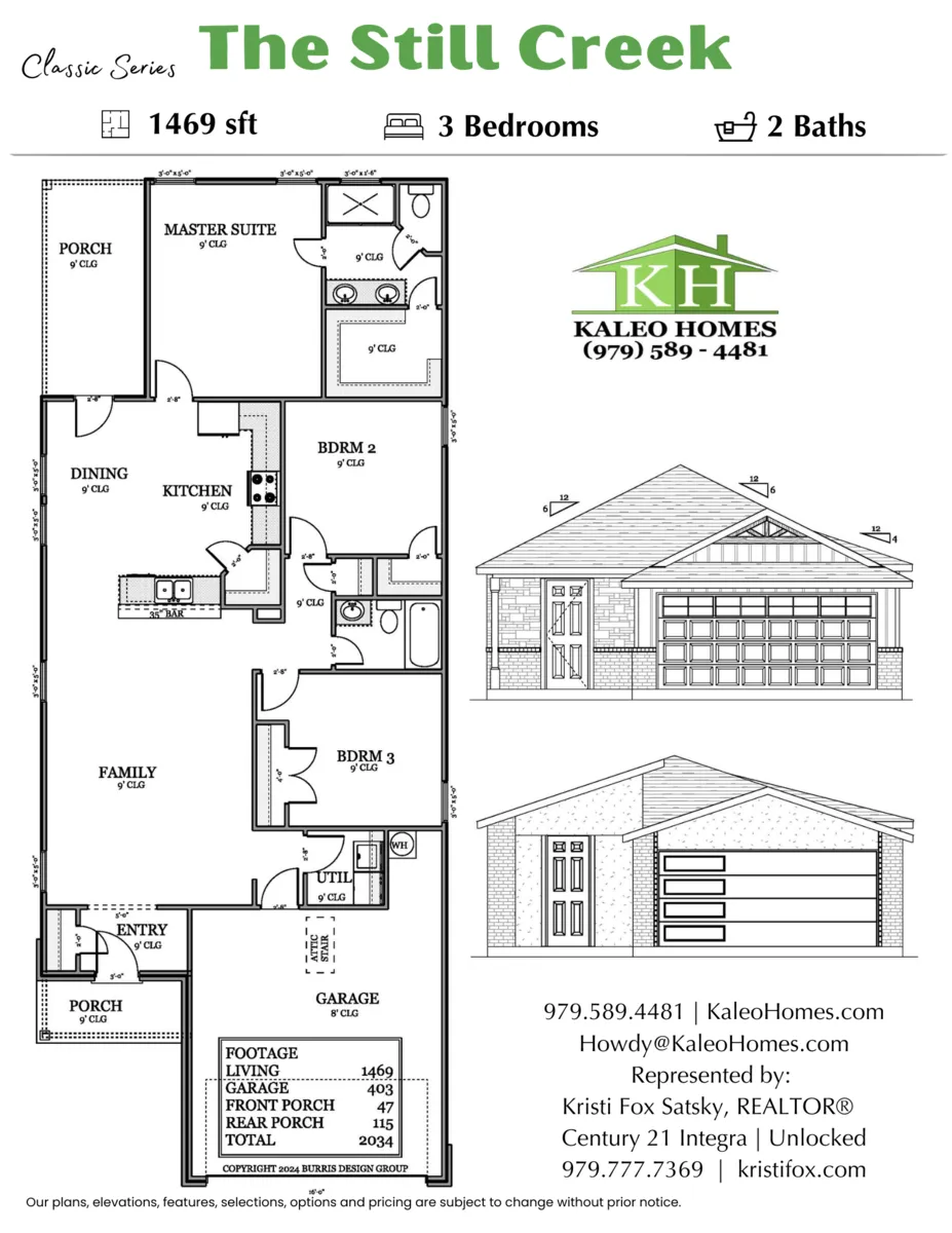 New Home Builder Floor Plans | KALEO Homes In College Station