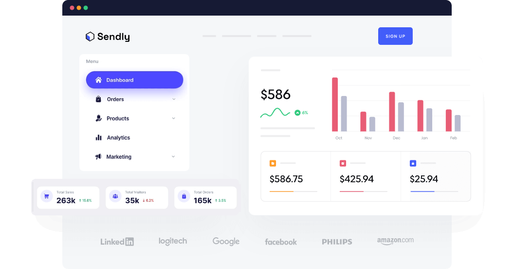 All-in-one website and sales funnel builder | Sendly