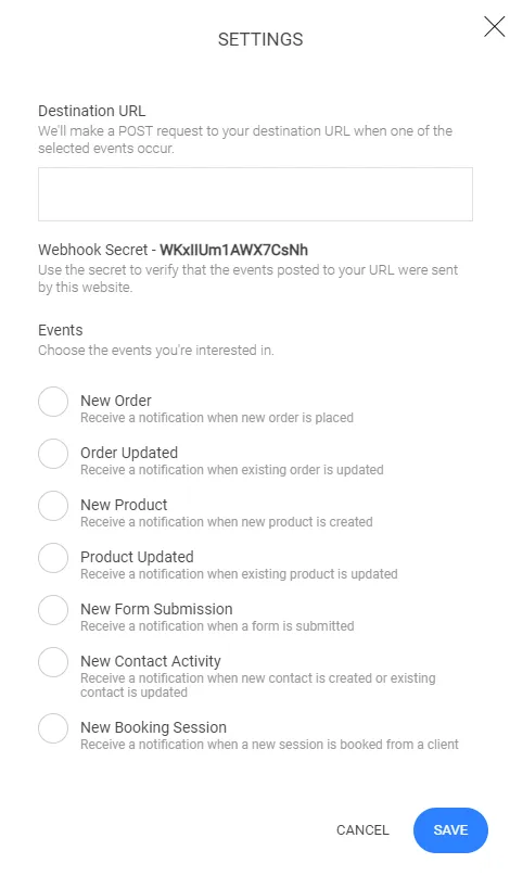 How to use webhooks