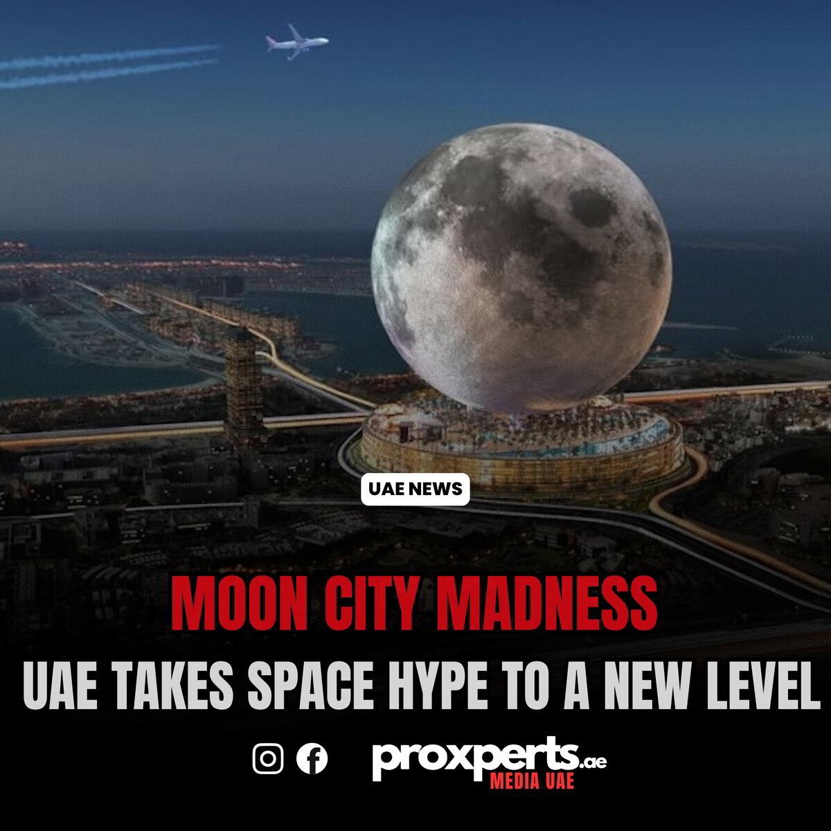 UAE TO BUILD SIMULATED MOON CITY IN THE DESERT BY 2026