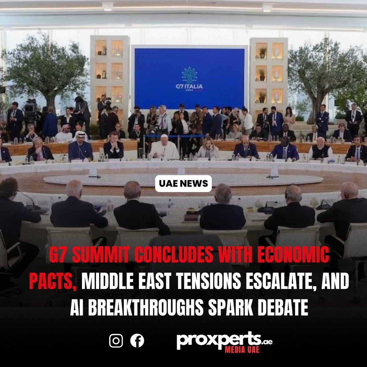 G7 Summit Concludes with Economic Pacts, Middle East Tensions Escalate ...