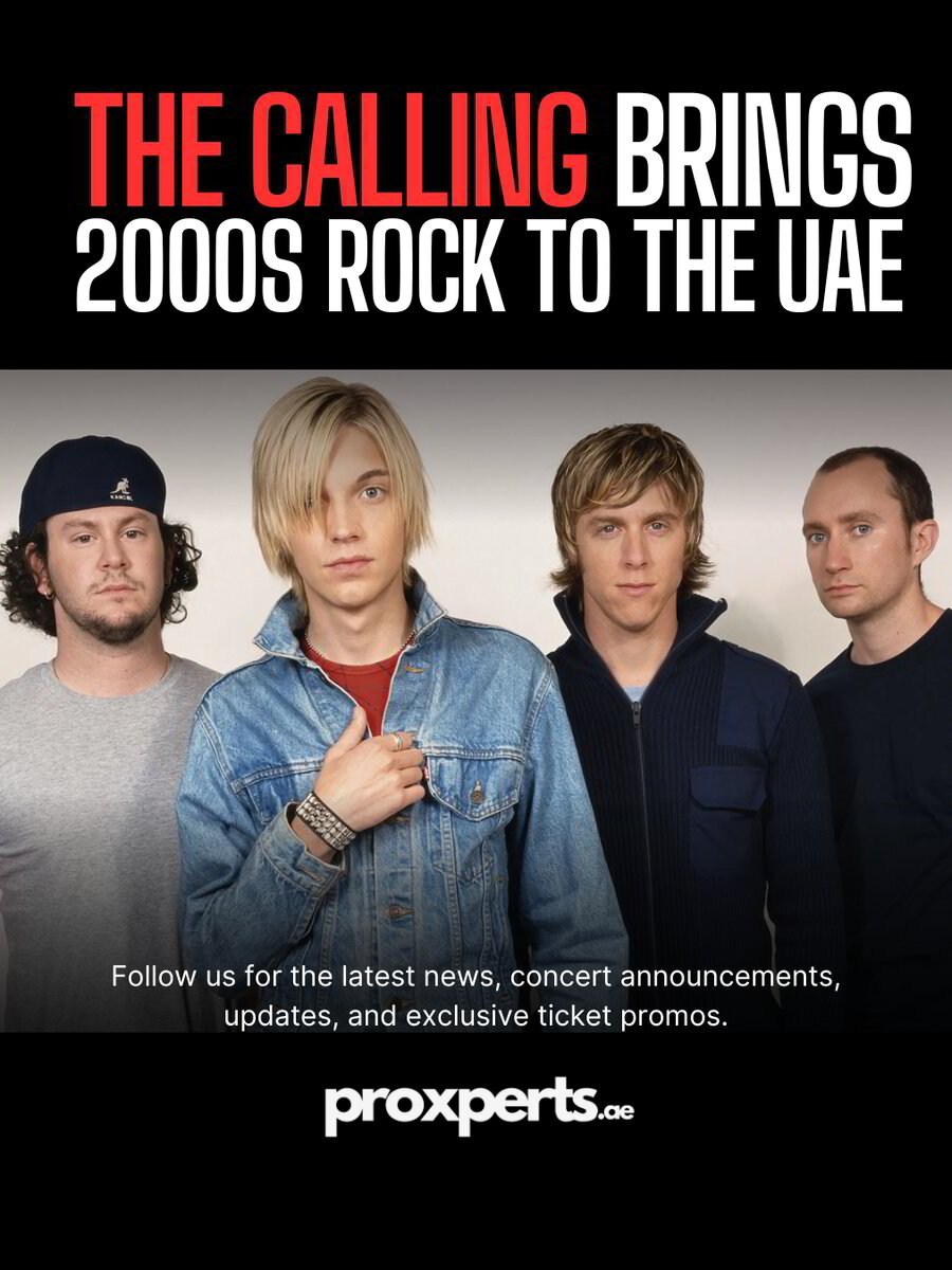 AMERICAN ROCK BAND THE CALLING SET TO MAKE MIDDLE EAST DEBUT AT ...