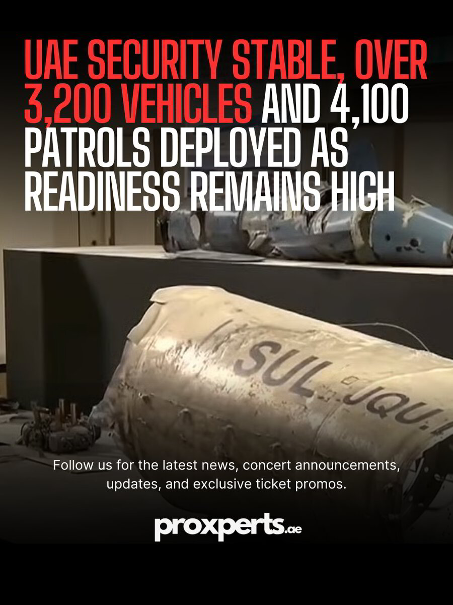 UAE MAINTAINS HIGH SECURITY READINESS WITH OVER 3,200 VEHICLES AND ...