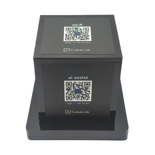 CubeLink - Smart AI Cube: Customers Tap, You Connect!
