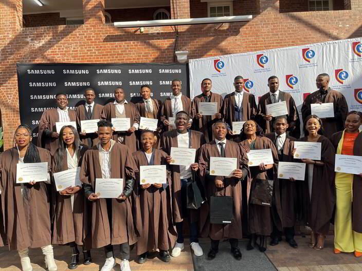 Students Honoured at CUT Samsung Innovation Campus Certificate Ceremony