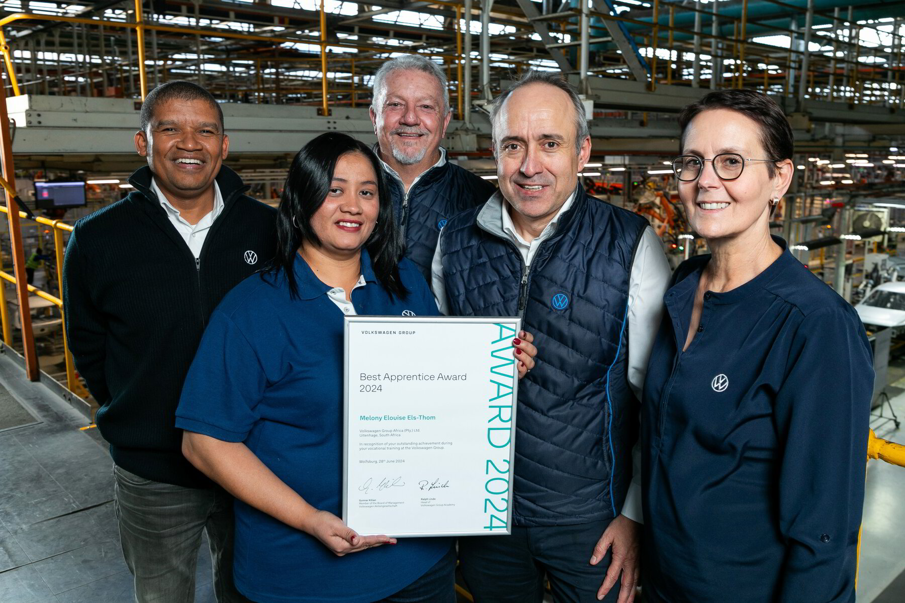 Mechatronics apprentice named Volkswagen Group Africa’s Best Apprentice