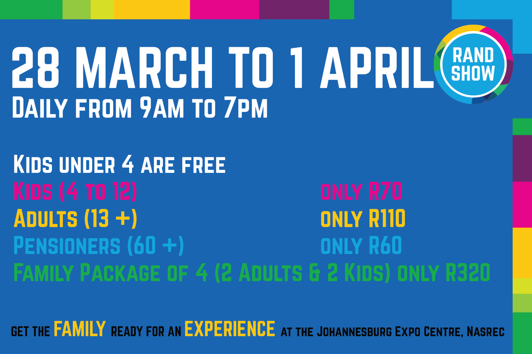 THE RAND SHOW 2024 TICKETS NOW AVAILABLE