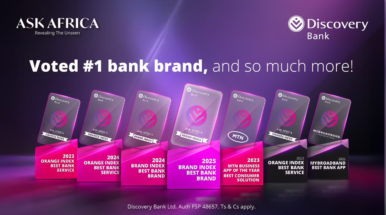 Discovery Bank tops ASK AFRICA Banking Brand Index© again