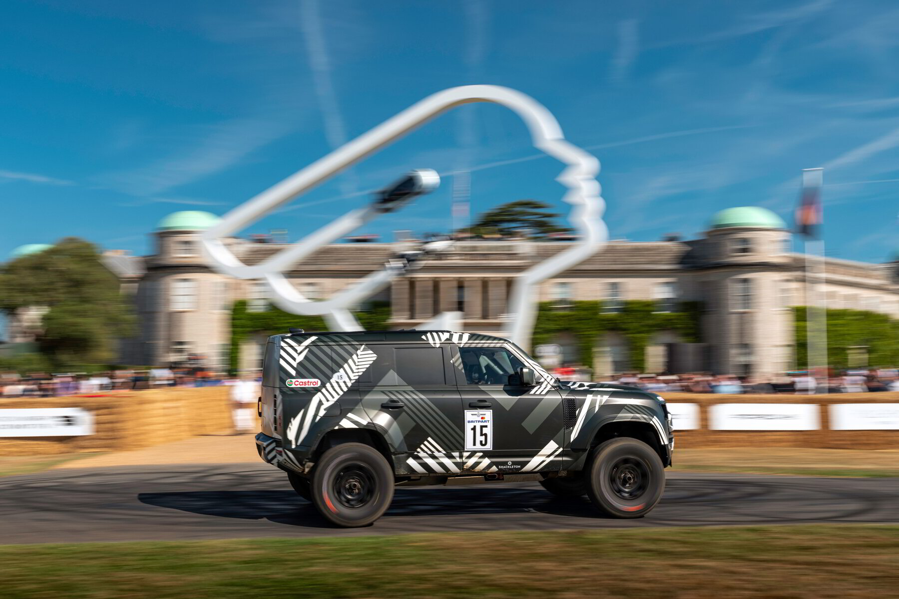 Latest Defender Dakar D7X-R prototype presented at Goodwood Festival of ...