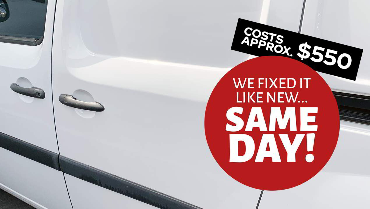5 reasons why accident repairs to your car can be fixed the same day