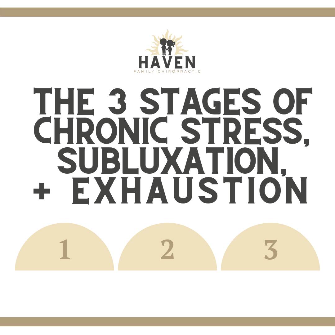 The Roadmap to Chronic Stress + Exhaustion: The 3 Stages of Subluxation