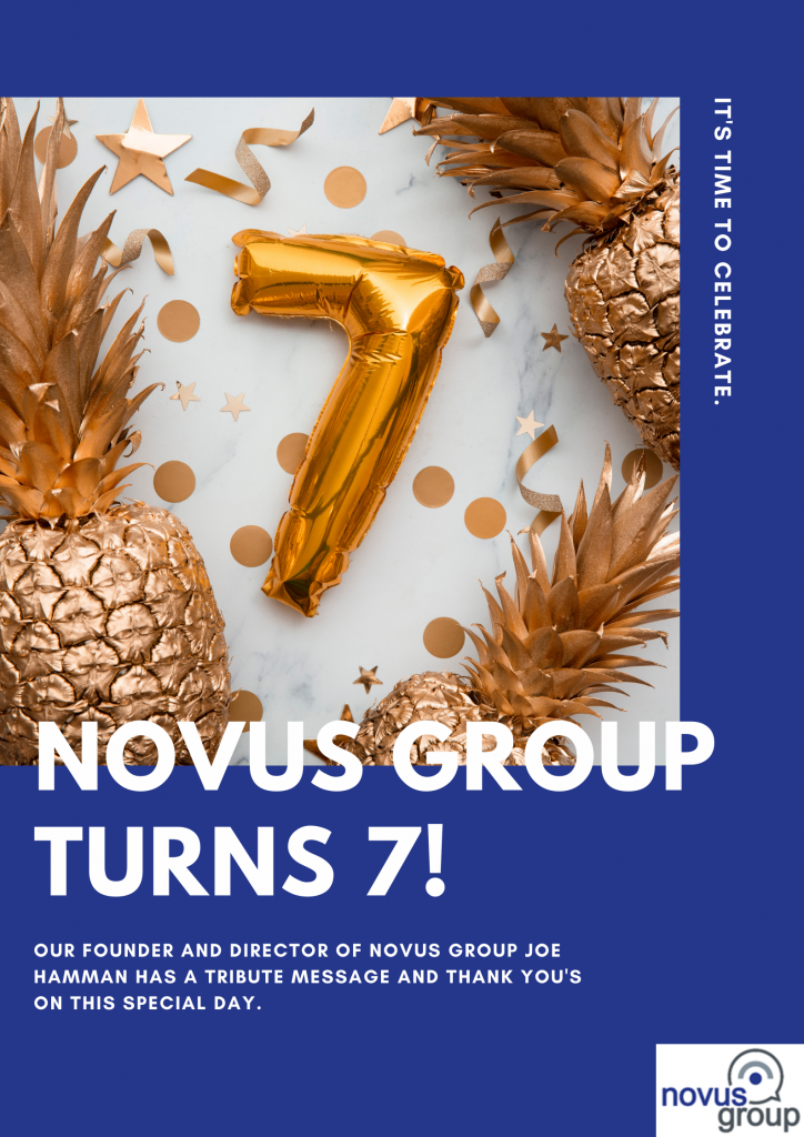 Happy 7th birthday to Novus Group!