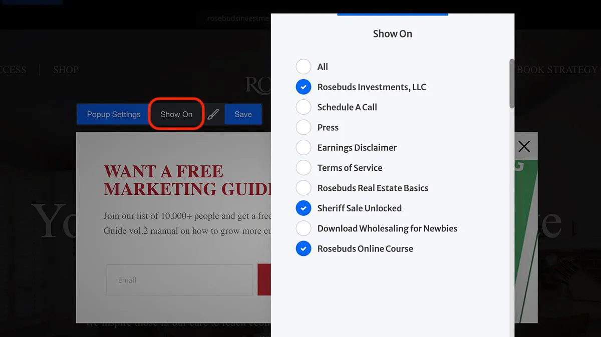 BAKND - How to Create a Popup Window on Any Page