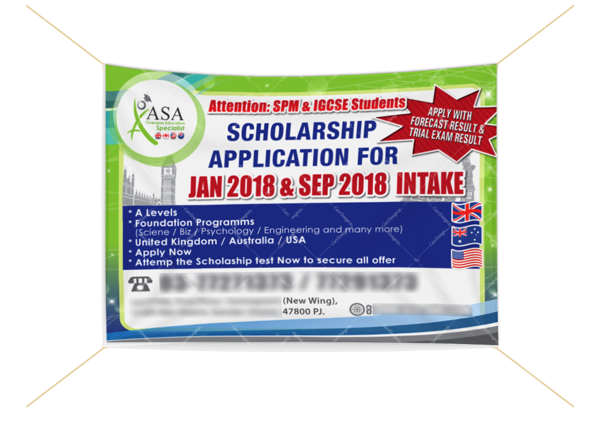 Artwork Design & Printing Portfolio | Care Design Studio Penang Malaysia