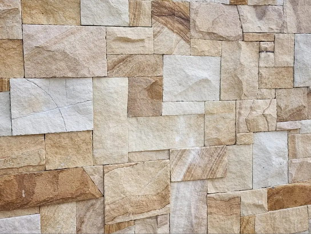 Colonial Banded Split Sandstone Cladding