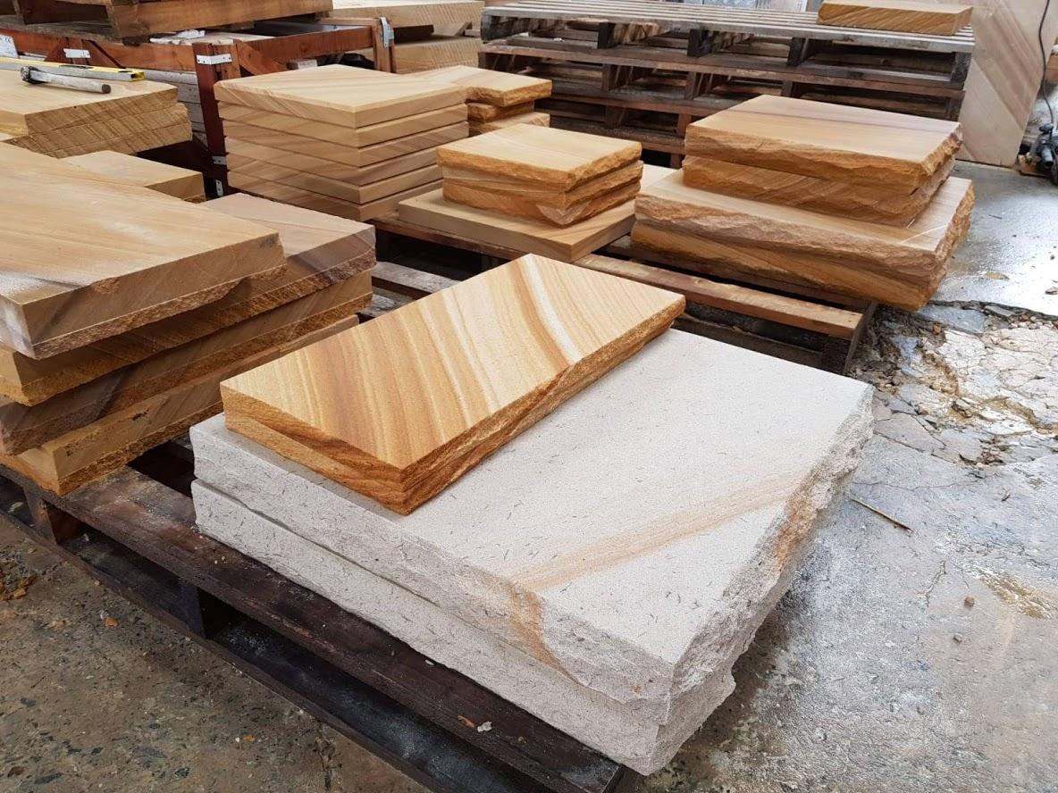 Custom Sandstone Wall Capping