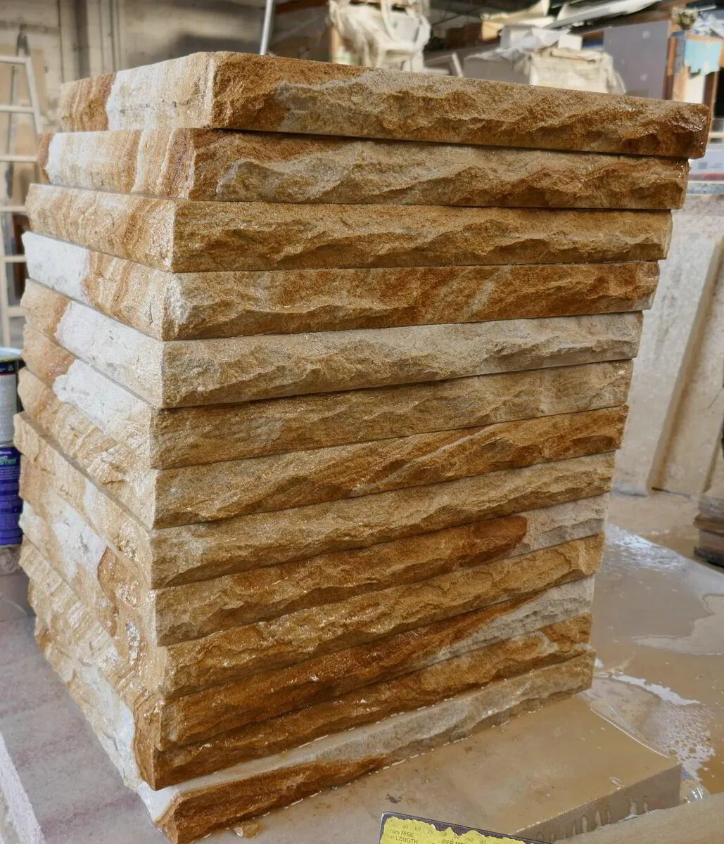 Custom Sandstone Pier Caps