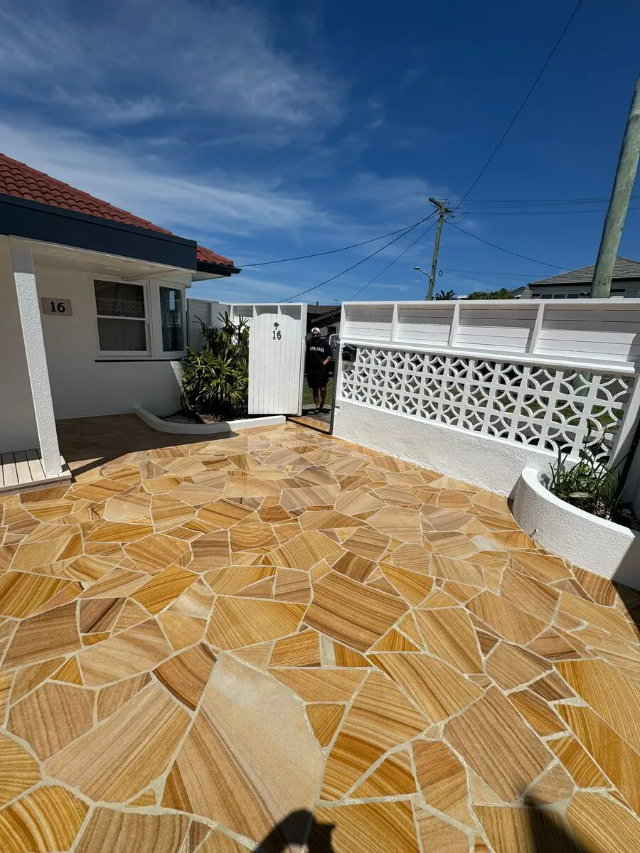 Australian Sandstone Crazy Paving