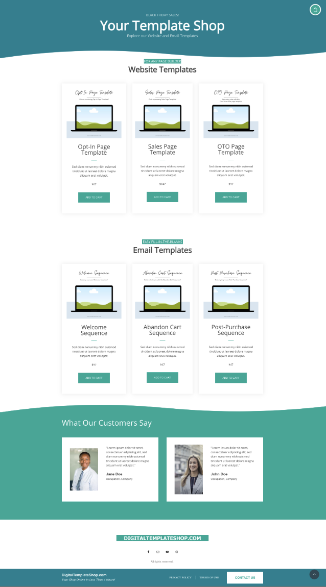 Your Digital Template Shop