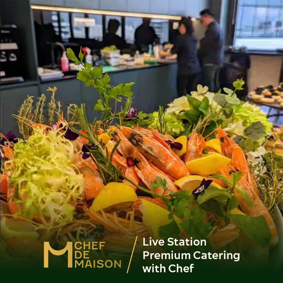Live Station Premium Catering With Chef | 15-20pax