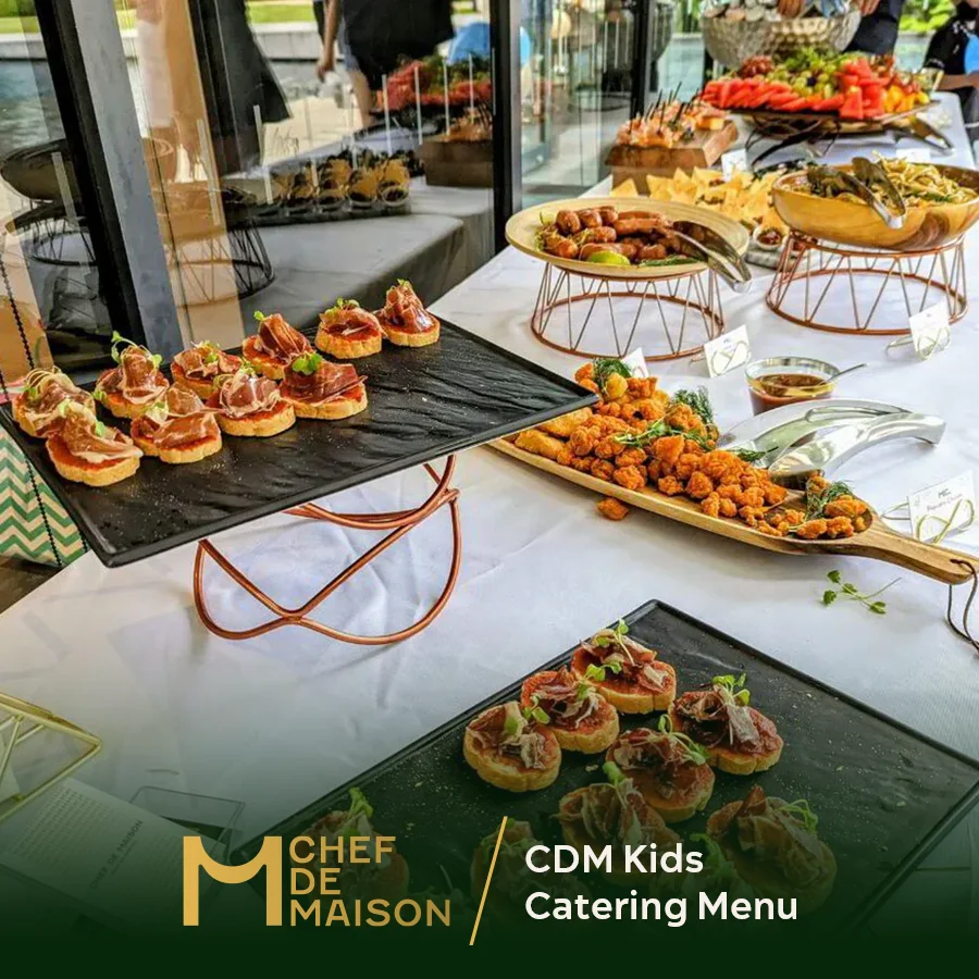 CDM Kids Catering Menu | Chef De Maison | Premium Catering for Young Diners
