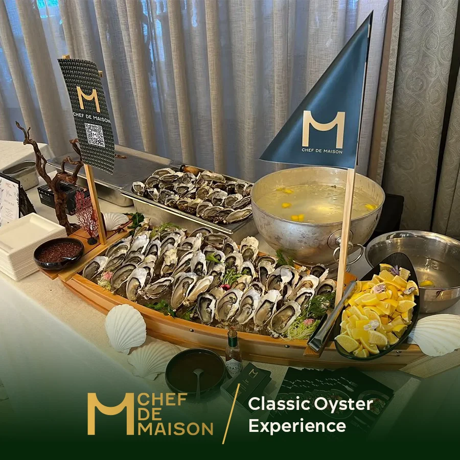Classic Oyster Bar Experience | 100 Fresh Oysters Live Station | Chef ...