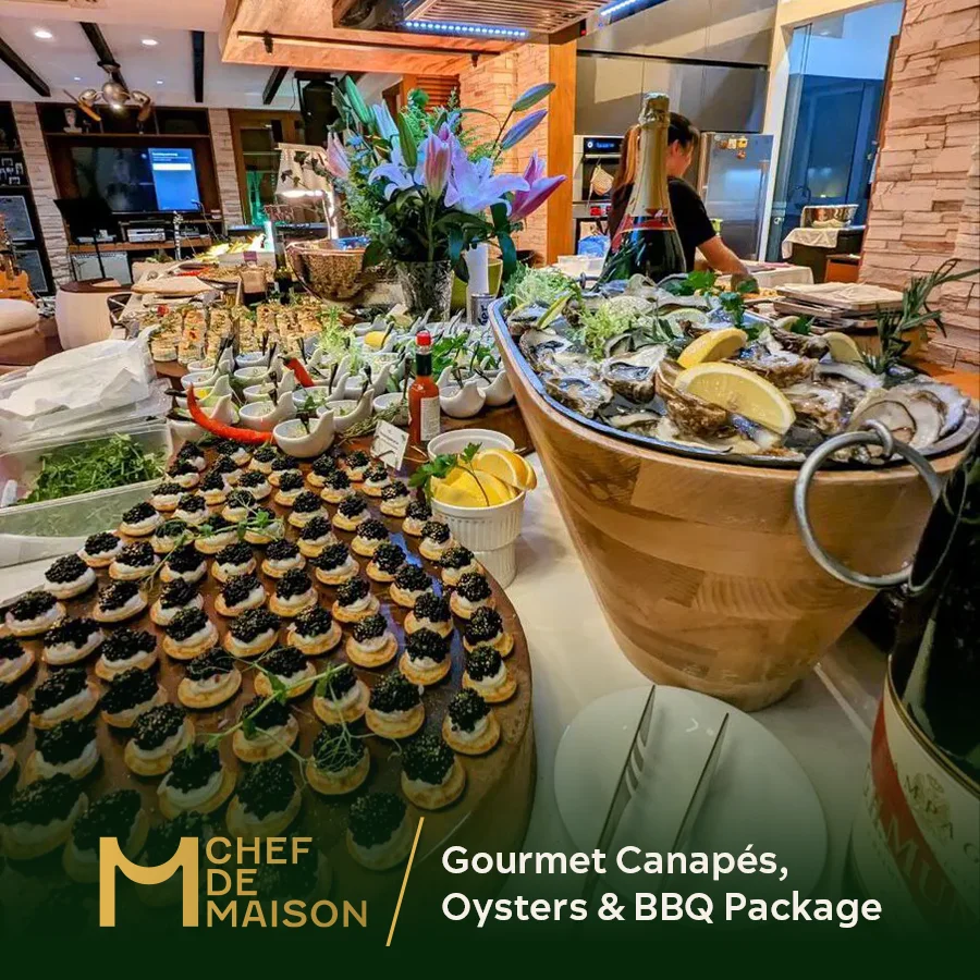 Gourmet Canapés, Oysters & BBQ Package | Luxurious Event Catering for ...