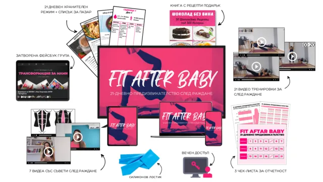 FIT AFTER BABY - 21 Дневно Предизвикателство за по-добра форма след ...
