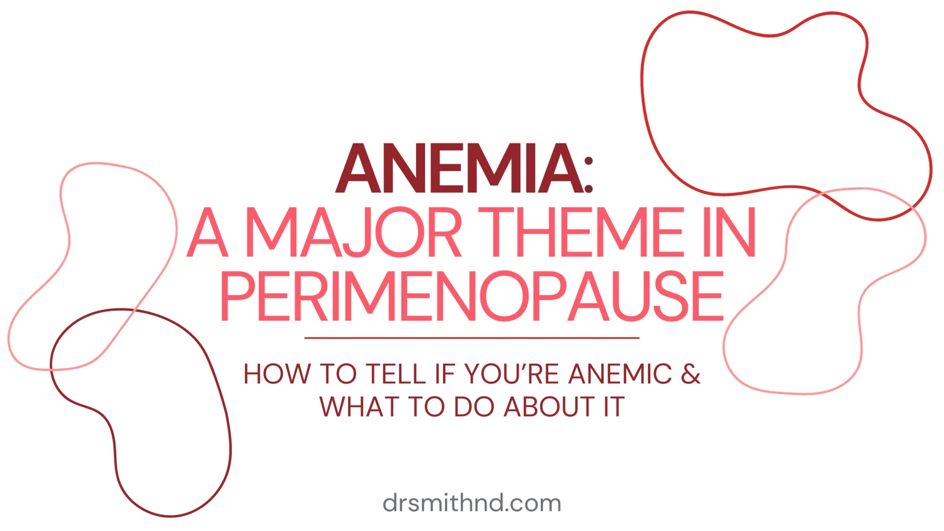 Anemia: A Major Theme in Perimenopause