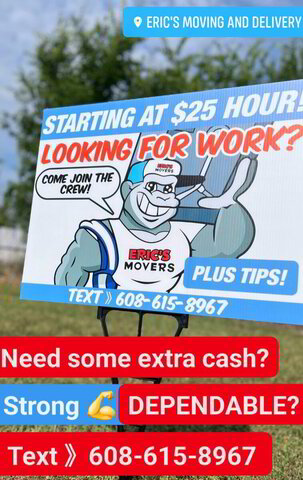 Eric's Moving & Delivery Services in LaCrosse and Baraboo, Wisconsin