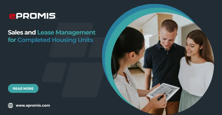 Sales and Lease Management for Completed Housing Units