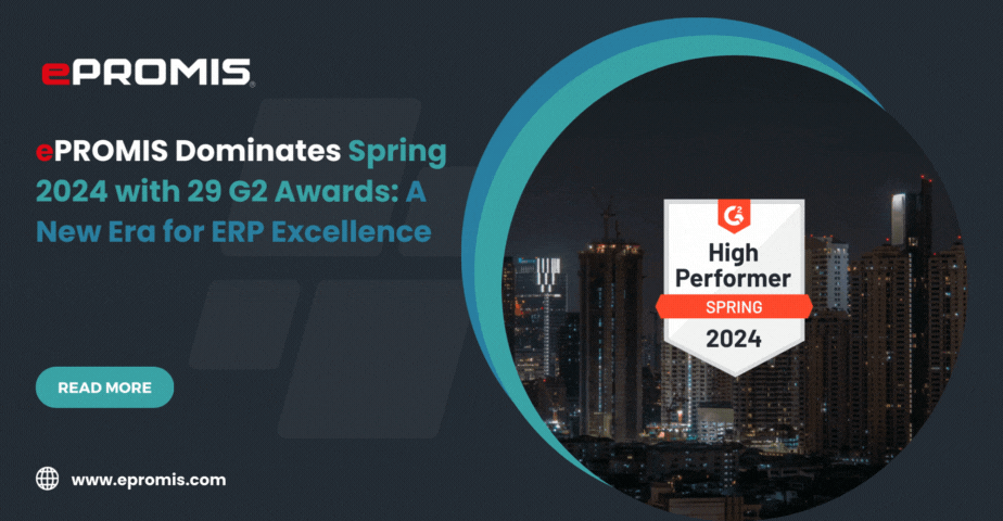 ePROMIS Wins 29 G2 Awards Spring 2024: ERP Excellence Redefined