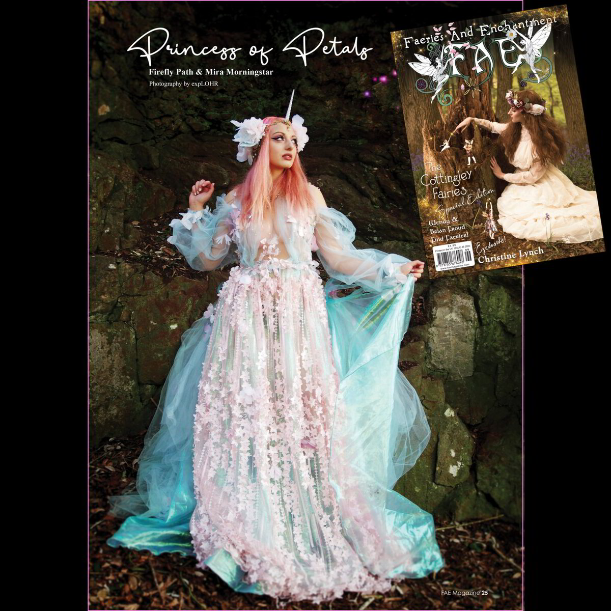 FEATURED IN FAE MAGAZINE! PRINCESS PETAL collaboration with FIREFLY PATH