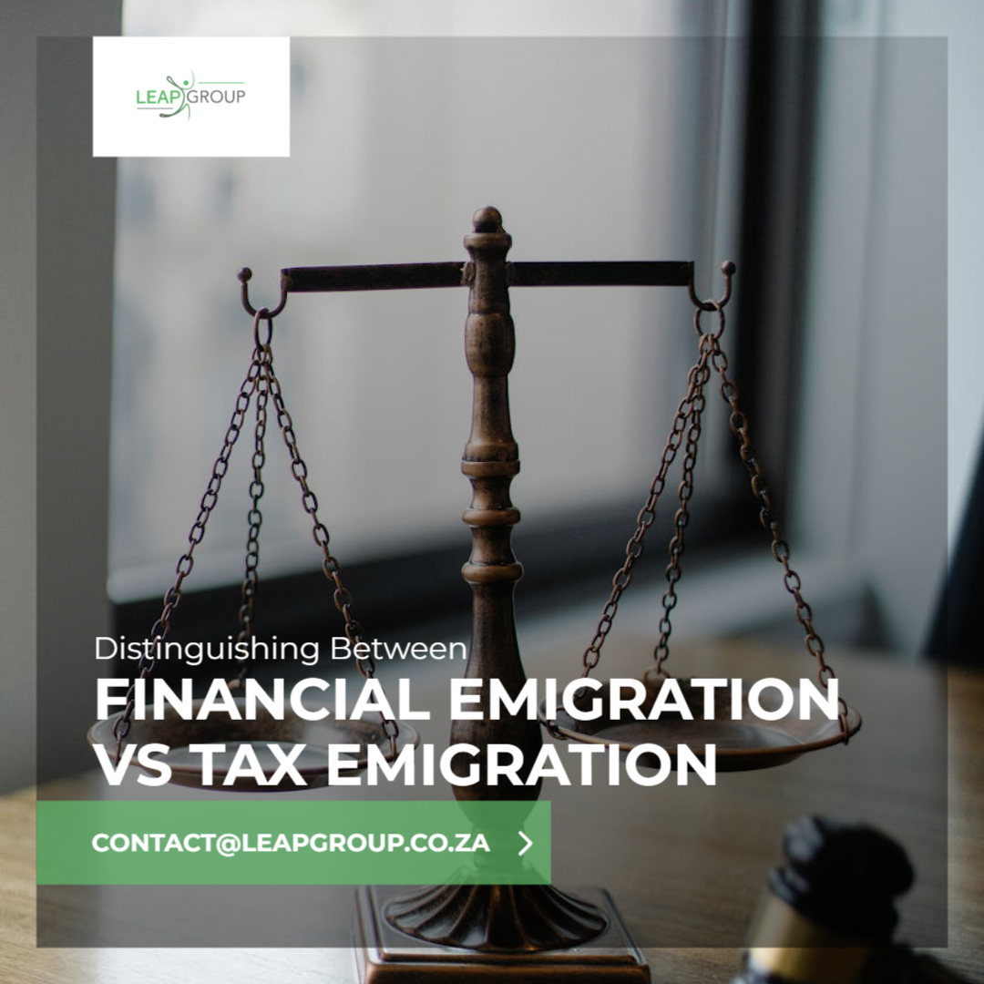 Financial Emigration vs Tax Emigration