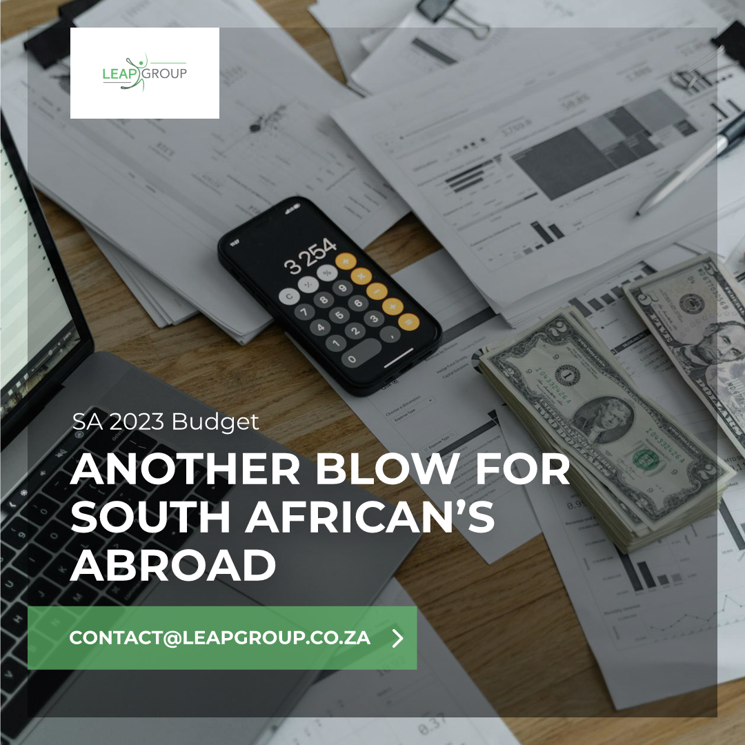SA 2023 Budget – Another blow for South African’s abroad