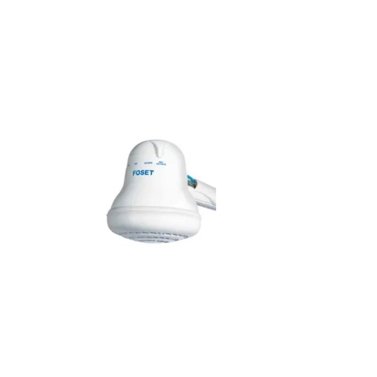 REGADERA ELÉCTRICA, 4 TEMPERATURAS, 16.5CM, BLANCA, FOSET
