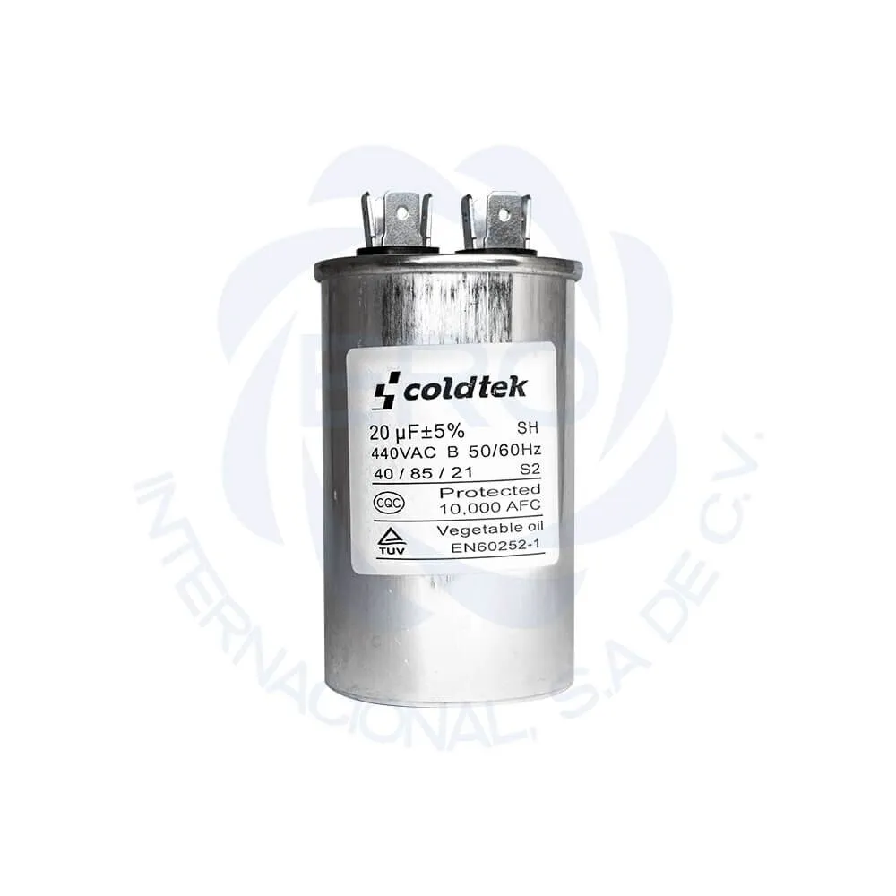 CAPACITOR 20UF 440V DE TRABAJO