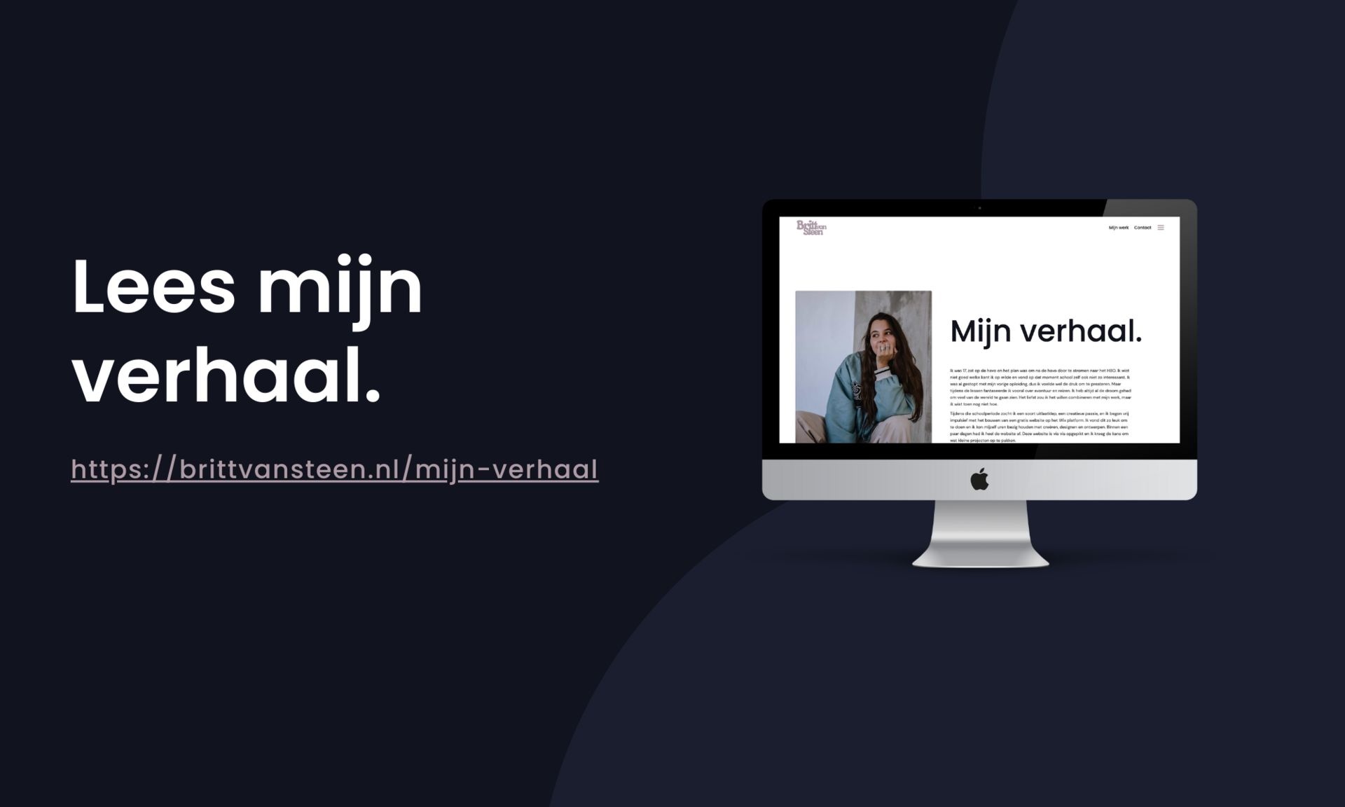 Mijn Verhaal | Britt van Steen - Lees hier mijn verhaal