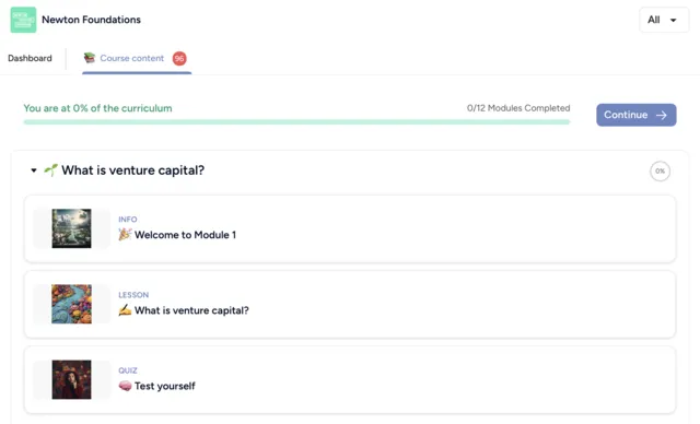 Newton Foundations: Discover the world of venture capital